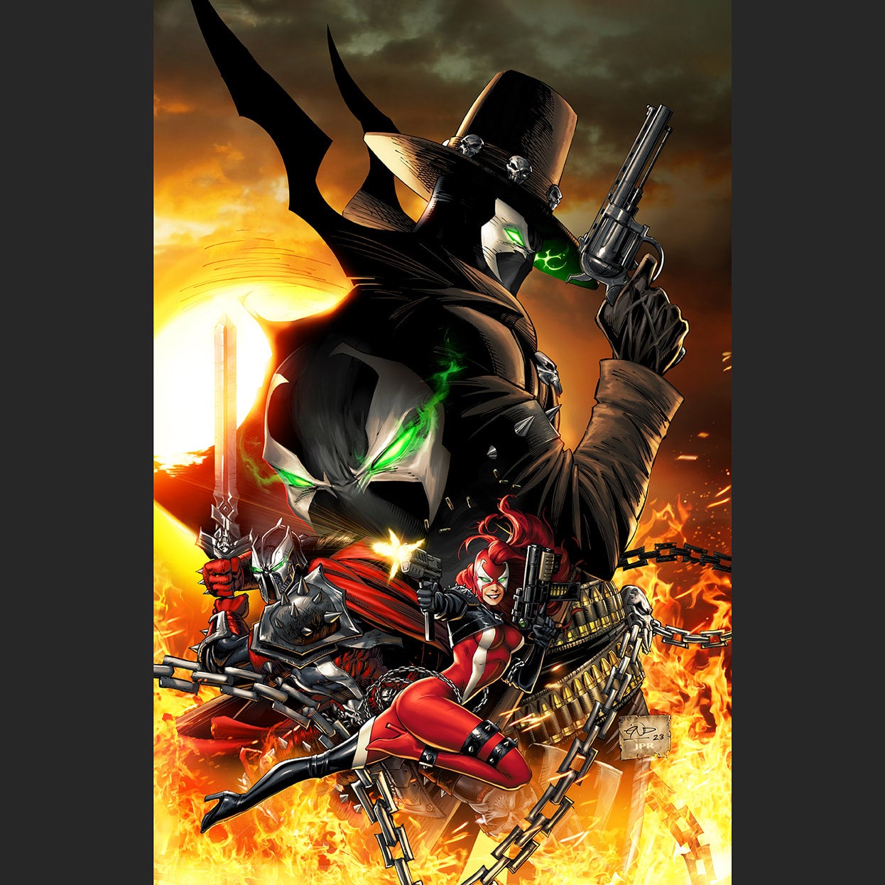 gunslinger spawn art